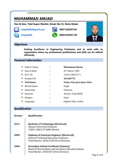 President Portfolio | PPT