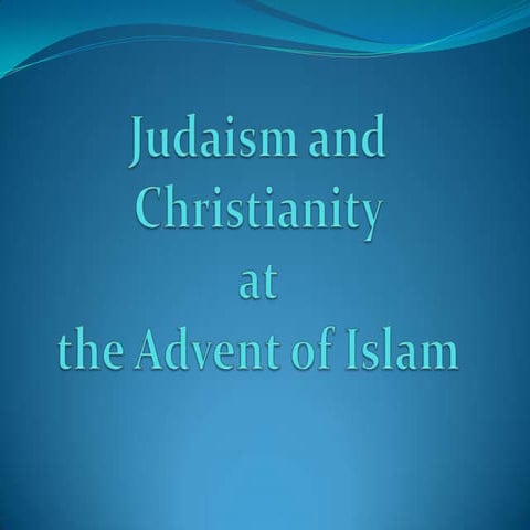 Muhammad encounters jews and christians | PPTX