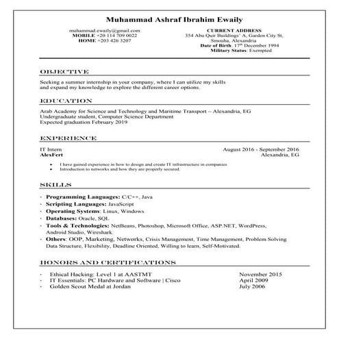 Mina Makram CV | PDF