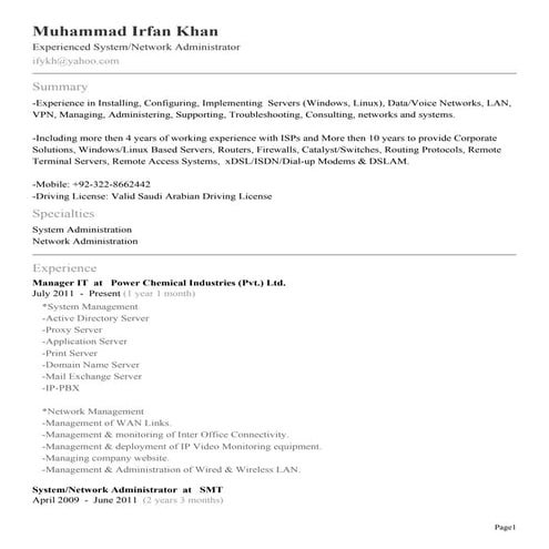 Muhammad irfan khan | PDF
