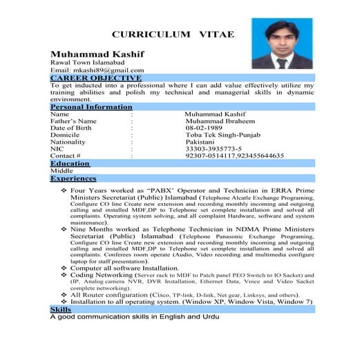 Muhammad Kashif CV.docx