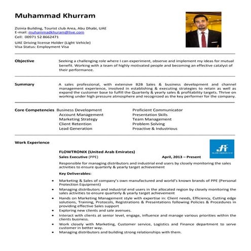 Muhammad khurram -_resume | DOCX