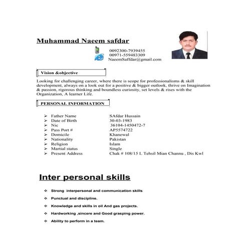 Muhammad naeem safdar (1) | PDF