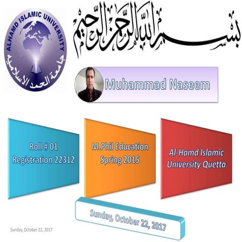 Muhammad naseem e portfolio | PPTX