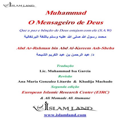 Muhammad o Mensageiro de Deus (profeta do Islamismo) | PDF