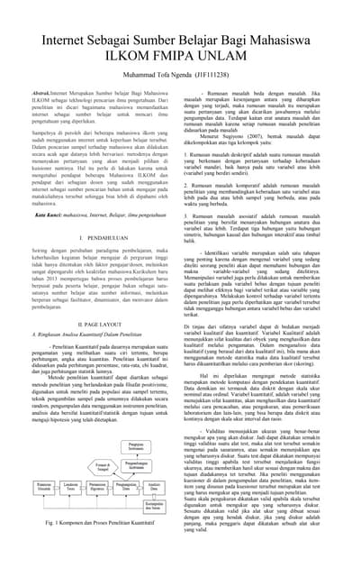 CONTOH POWER POINT SIDANG SKRIPSI PENELITIAN KUANTITATIF | PPT