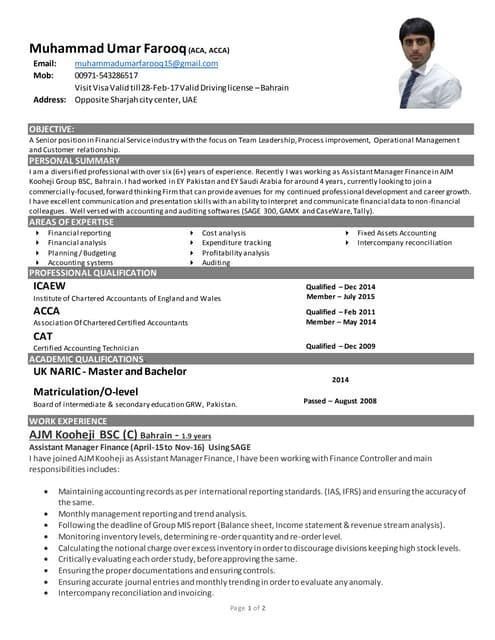 ACCA-C.V | PDF | Business Accounting & Finance | Business