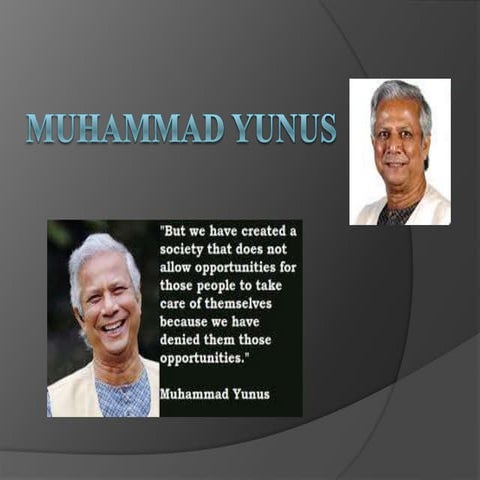 Muhammad yunus upload | PPT
