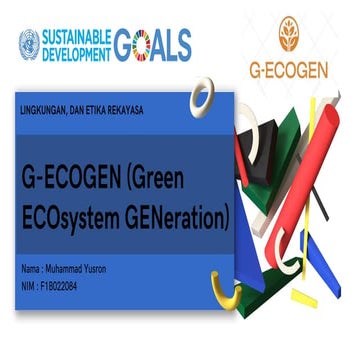 Green Ecosystem Generation (G-ECOGEN) .pptx