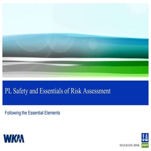 PL Safety and Essentials of Risk Assessment | PDF | Business | Business ...