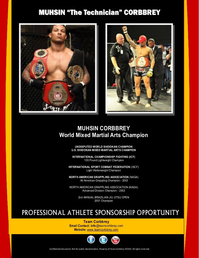 Professional Athlete Sponsorship Proposal Package professional-athlete-sponsorship-proposal-package