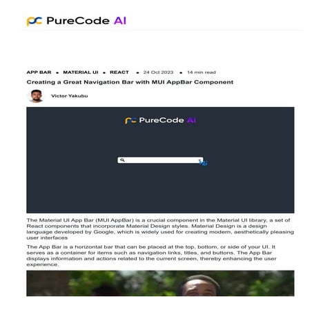 Creating A Great Navigation Bar With Mui Appbar Component Blogs Pdf 3710