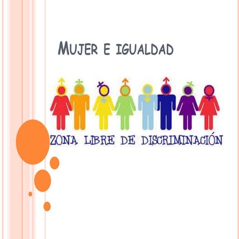 Mujer e igualdad power point | PPTX