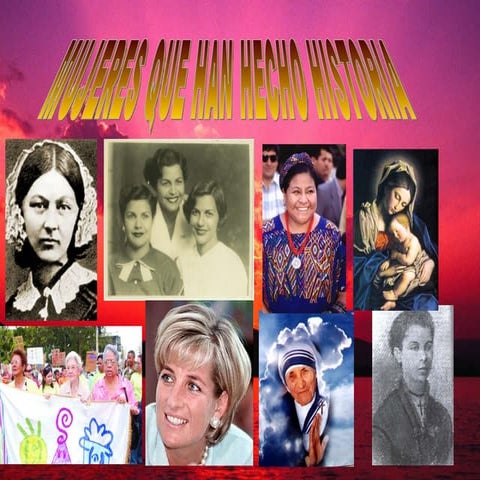 Mujeres importantes | PPT