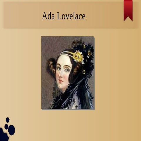 Mujeres científicas. Ada Lovelace | ODP