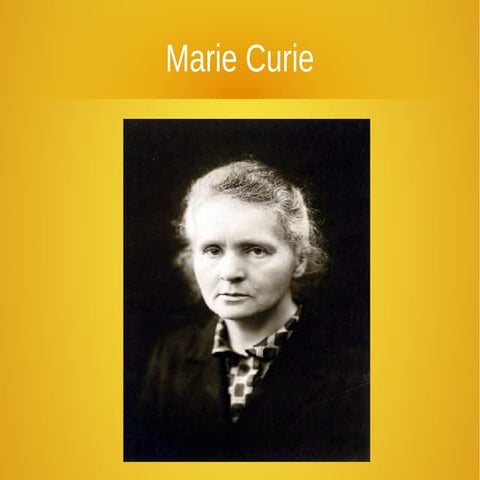 Marie Curie. | ODP