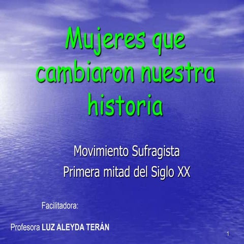 Mujeres historia | PPTX