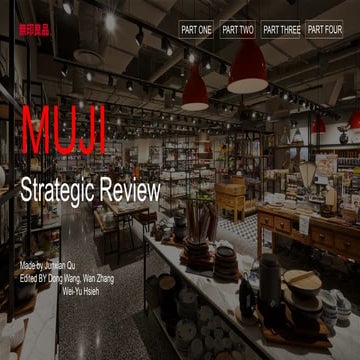 Muji Strategy Review | PPTX