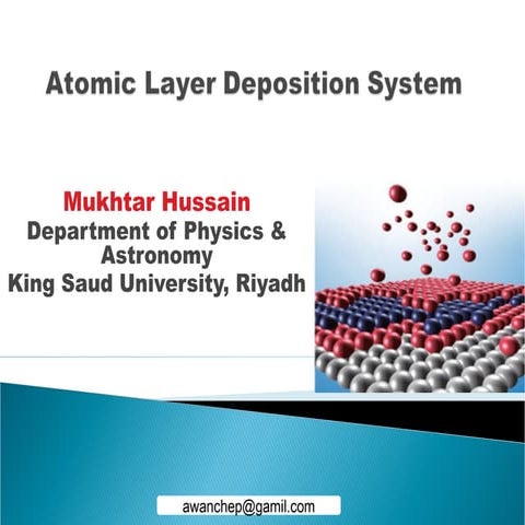 Atomic layer Deposition _Mukhtar Hussain awan | PPT