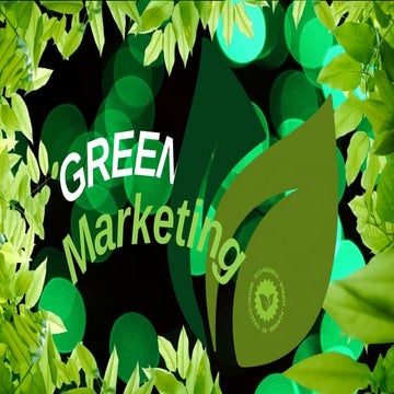 Important of Green Marketing and Introduction | PPTX
