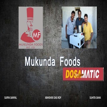 Mukunda Foods | PPT