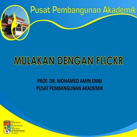 Mulakan dengan flickr | PPTX