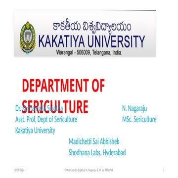 Mulberry planting systems - Types & Uses.pptx