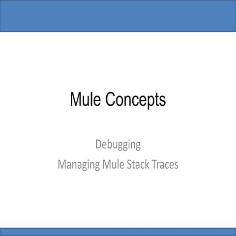 Mule Debugging Managingstacktraces Ppt 2380