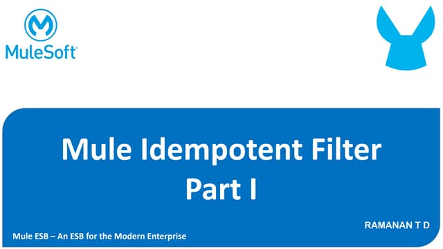 Mule Idempotent Filter Part I Pdf Programming Languages Computing