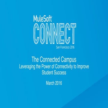 The Connected Campus - Connect 16 | PDF