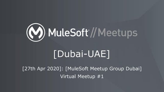 Mulesoft Anypoint Platform Introduction Pptx Cloud Computing Internet