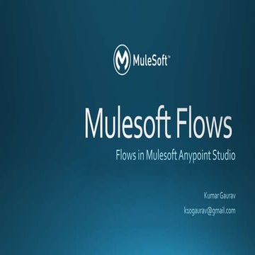 Mulesoft flows | PPTX