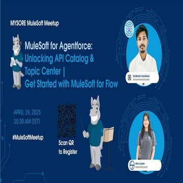 MuleSoft for Agentforce: Unlocking API Catalog & Topic Center | Get ...