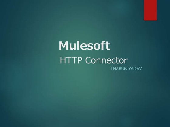 Http connector | PPT