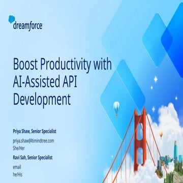 Dreamforce ‘25 Tour: Boost Productivity with AI-Assisted API Development | PPTX