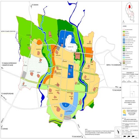 Mohali, Punjab master plan | PDF