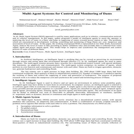 Smart monitoring system of Najran dam | PDF