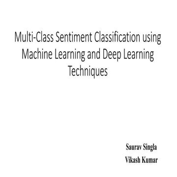 Multi Class Sentiment Classification Using Machine Learning And Deep 8852