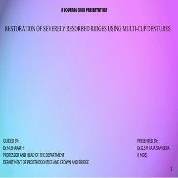 MULTI -CUP DENTURES ARE SO GOOD AND SO COOL | PPT