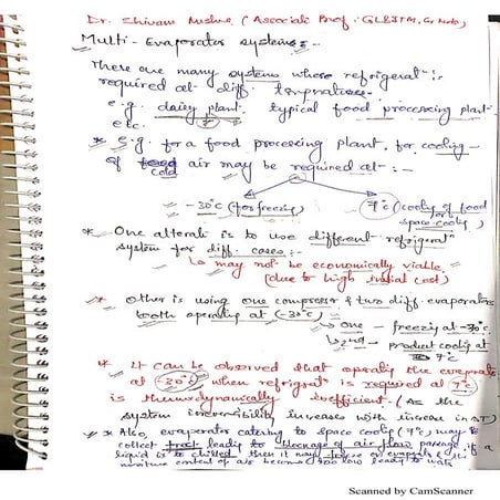 Multi evaporator system-part-i | PDF