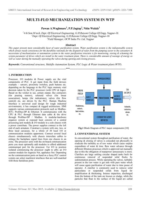 IRJET- Design of Sewage Treatment Plant of 7.5 MLD Capacity based on ...
