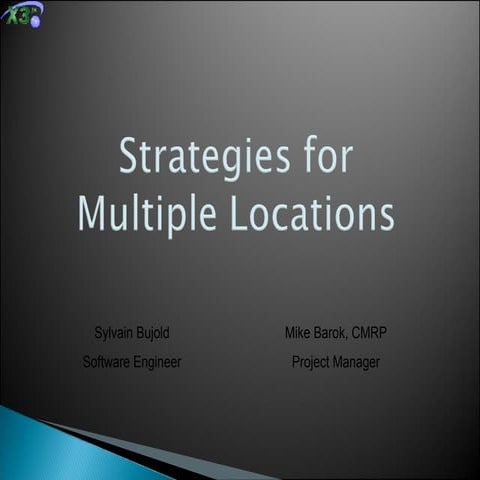 Strategies for Multiple Locations | PPS