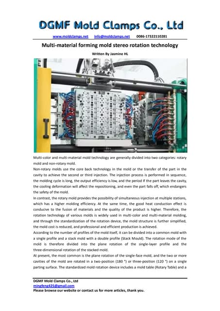 What is mold clamp? | PDF