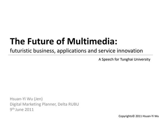 Multimedia presentation | PPTX