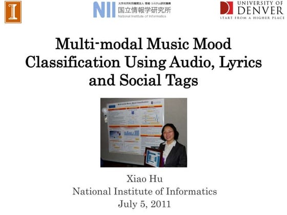 Developing music mood taxonomies | PPT