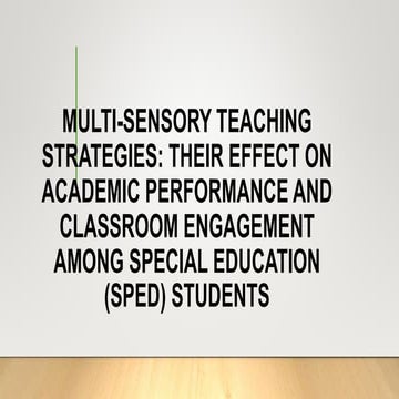 MULTI-SENSORY TEACHING STRATEGIES presentation.pptx
