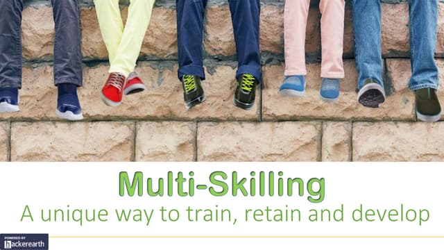 Multi skilling ppt-1 | PPTX