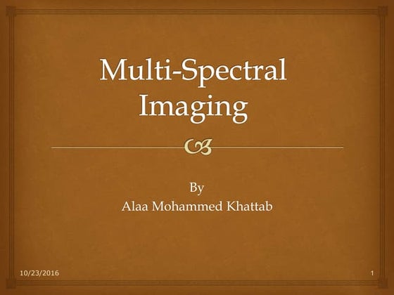 Hyperspectral Imaging | PPT