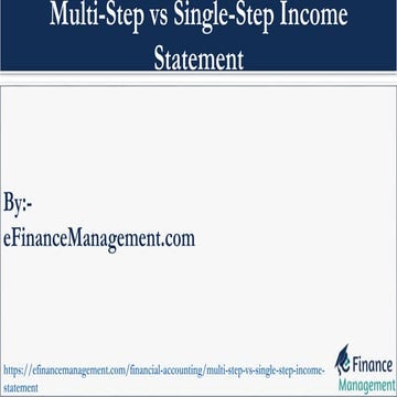 Multi Step Income Statement Solved 2 Prepare A Multi Step Income