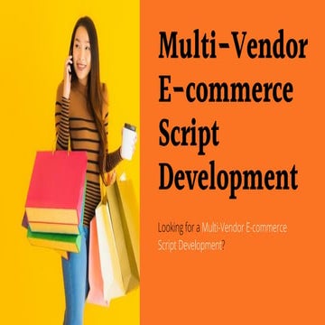 Multi vendor e-commerce script development | PDF